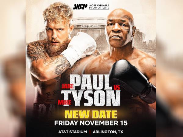 Pertarungan Tinju Jake Paul-Mike Tyson Dijadwalkan Ulang Untuk 15 ... Pertarungan Tinju Jake Paul-Mike Tyson Dijadwalkan Ulang Untuk 15 ...